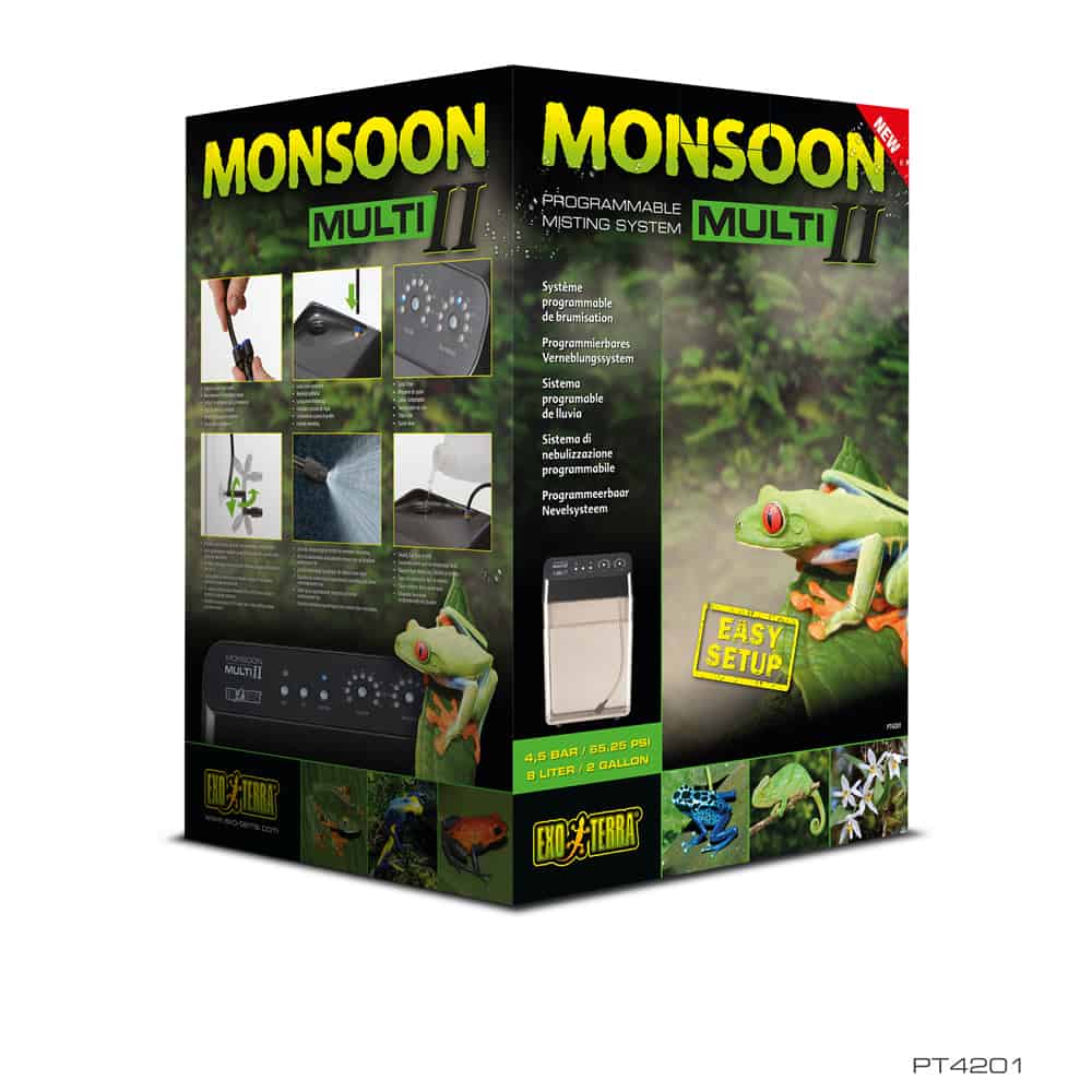Exo Terra Monsoon Multi II Programmable Misting System - Underground ...