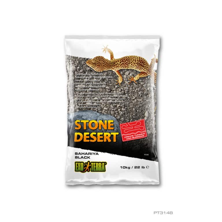 Exo Terra Stone Desert Substrate - Bahariya Black - Underground Reptiles