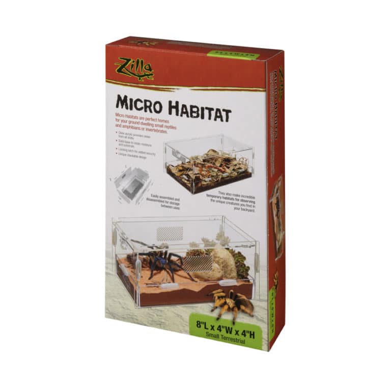 Zilla Micro Habitat Terrestrial Terrarium - Underground Reptiles