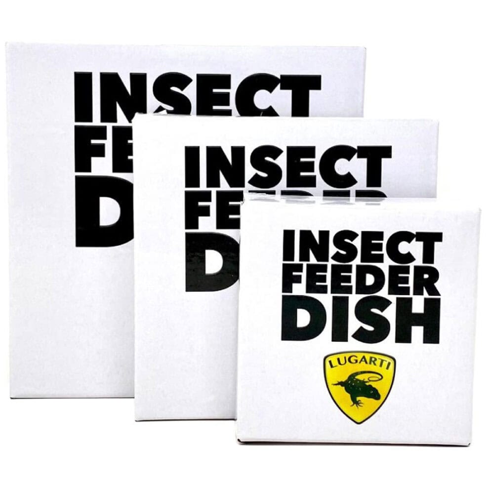 Lugarti White Insect Feeder Dish - Underground Reptiles